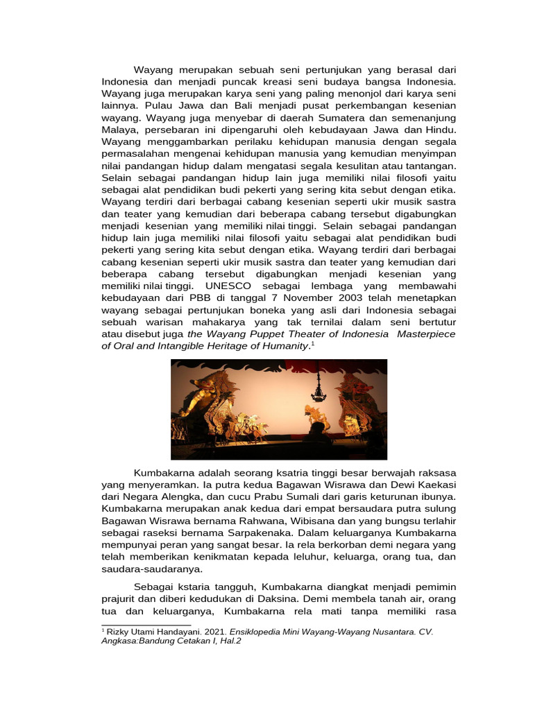Wayang (1) (1) Salinan | PDF