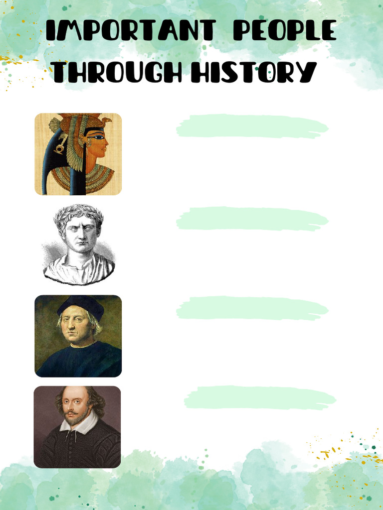 IMPORTANT PEOPLE | PDF