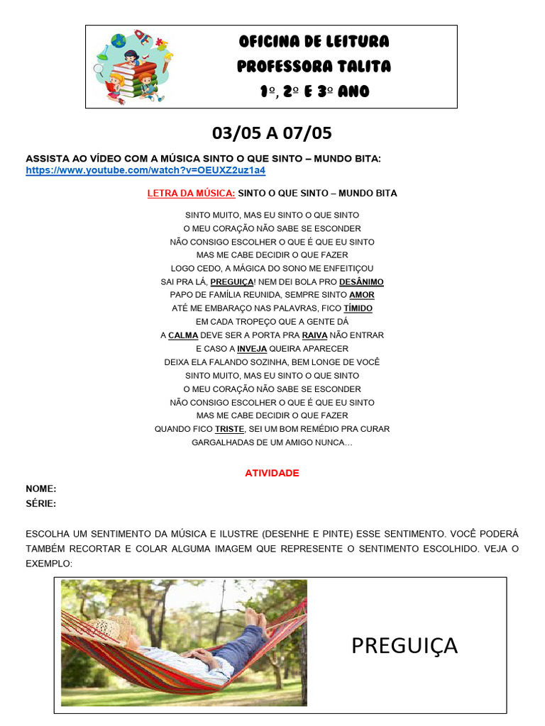 Sinto o Que Sinto | PDF