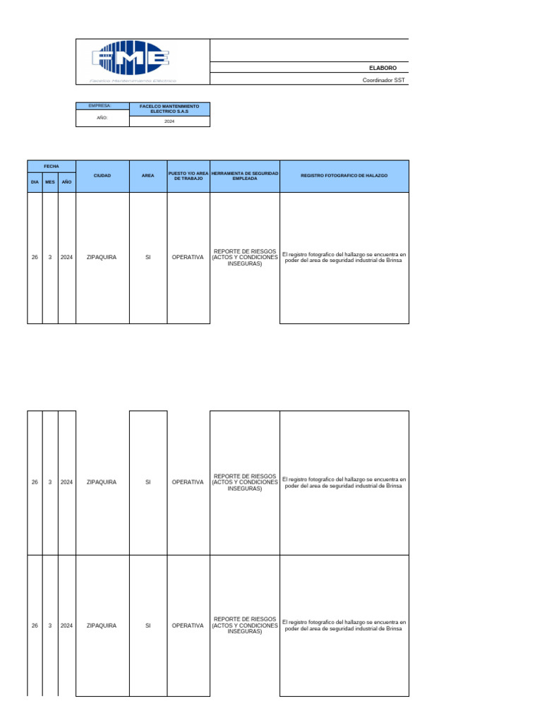 Matriz de Seguimiento y Control ACPM 2024 | PDF