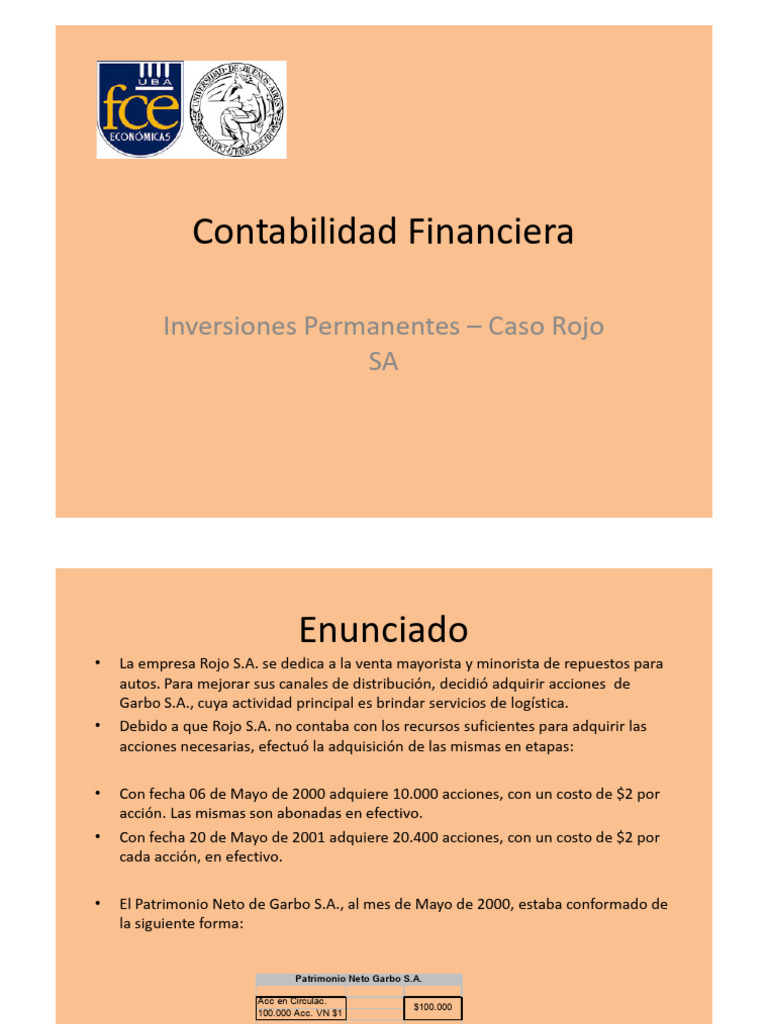 Practico - VPP - CASO ROJO SA | PDF