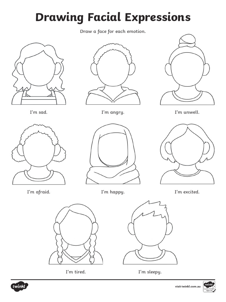 Drawing Face Expressions | PDF