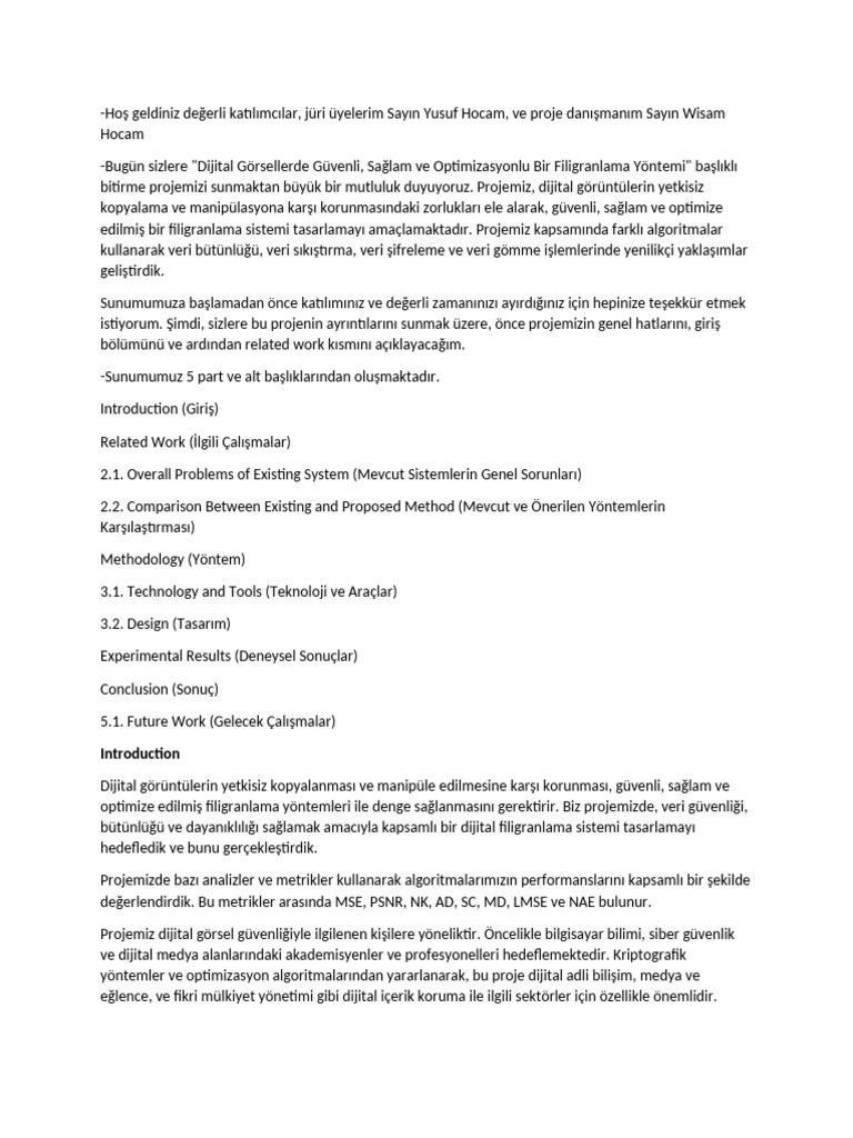 Sunum Konuşması Fidan | PDF