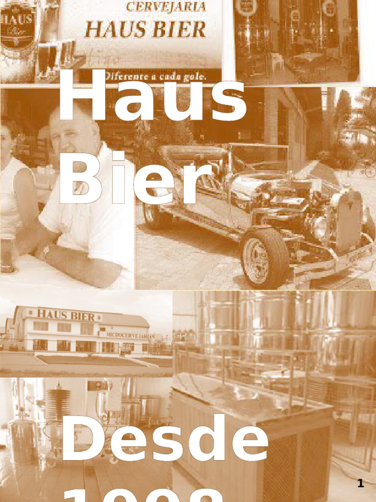 Folheto de Cervejas Haus Bier | PDF