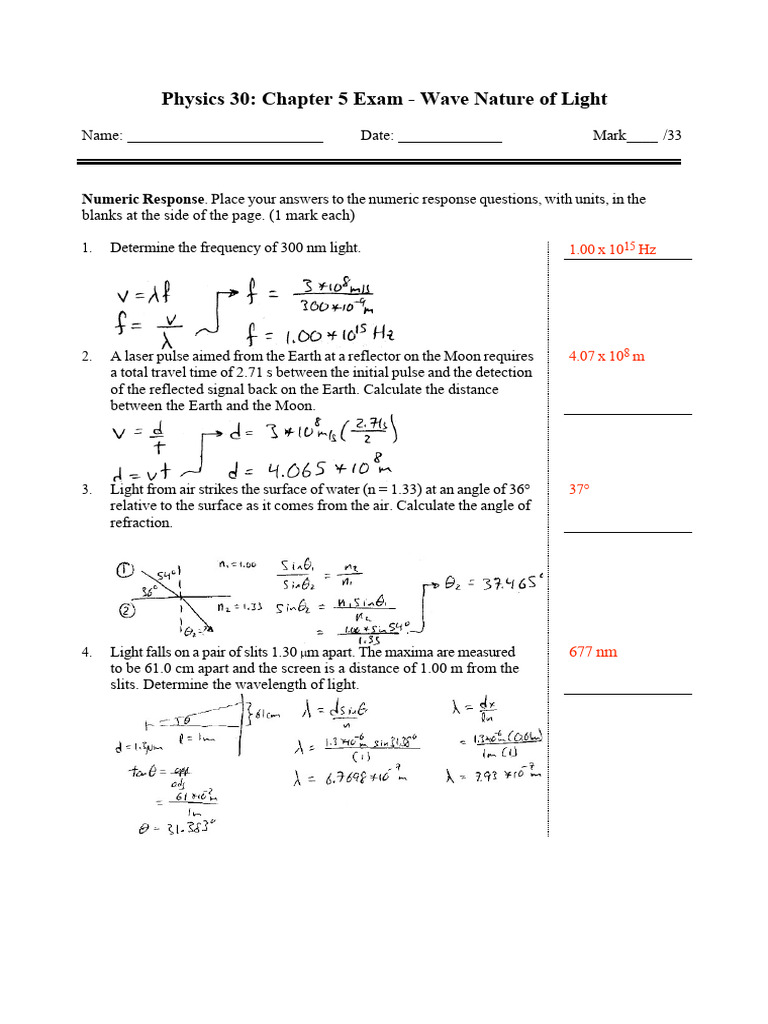 Wave and Light | PDF