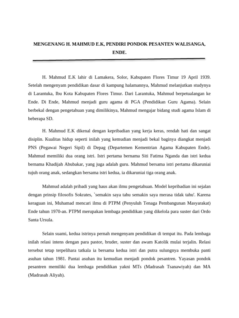 Haji Mahmud Eka | PDF