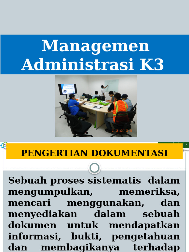 4.modul Managamen Administrasi K3 | PDF