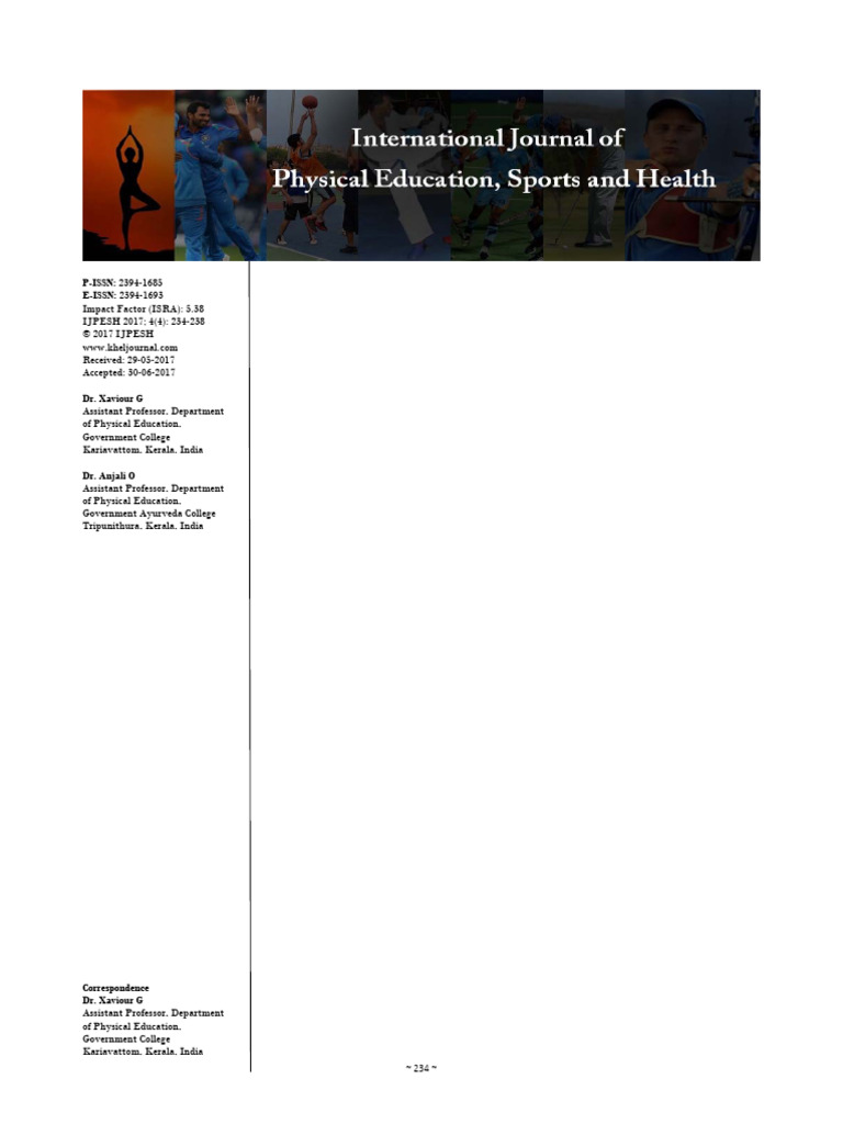 Comparison of Preferred Foot and Non-Preferred Foot | PDF