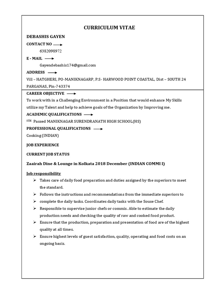 CURRICULUM VITAE - pdf1 | PDF