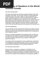 World Schools Debate: A Complete Guide | PDF