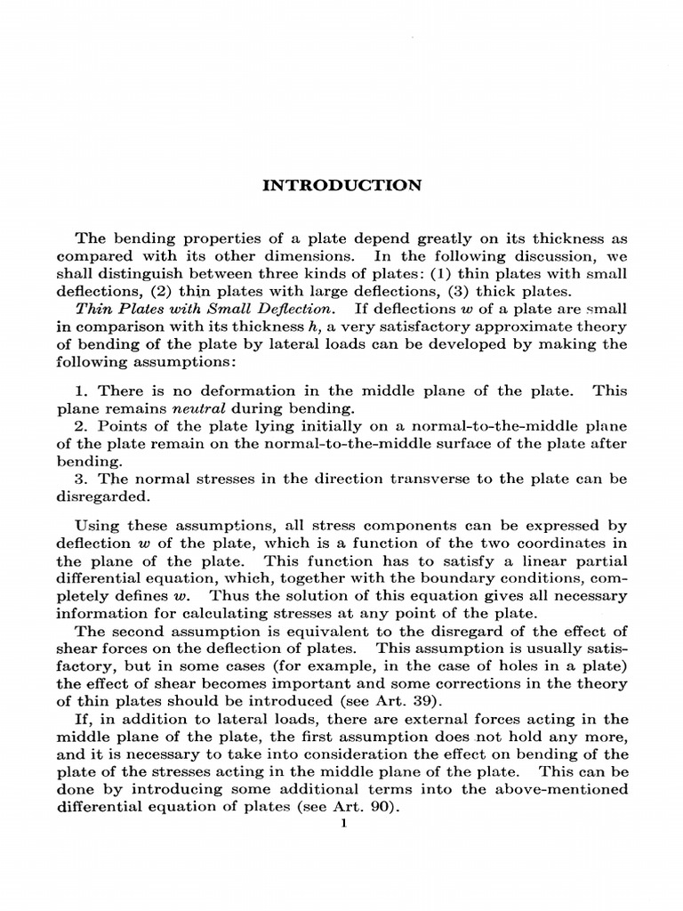 Timoshenko - Theory of Plates and Shells-13-15 | PDF