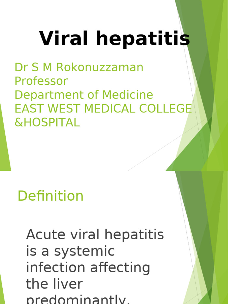 Viral Hepatitis | PDF
