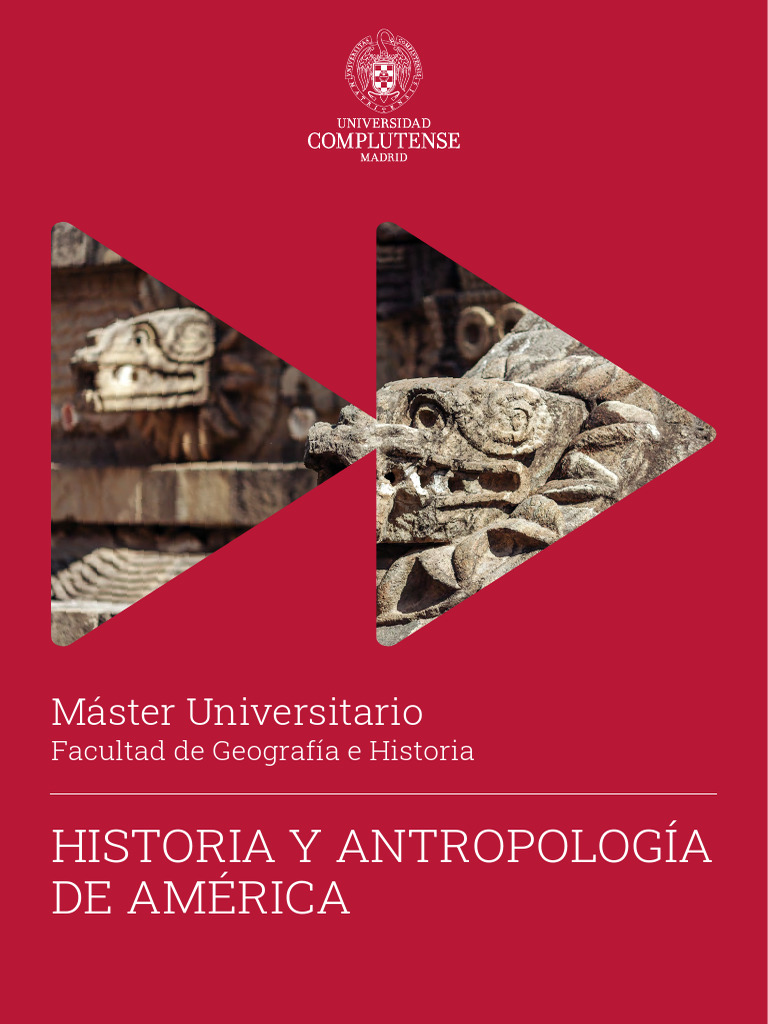 Historia Y Antropología de América: Máster Universitario | PDF