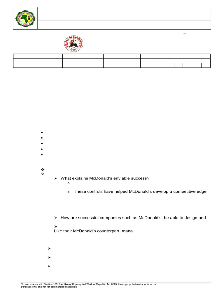 ENG MGMT IM No. 13 | PDF