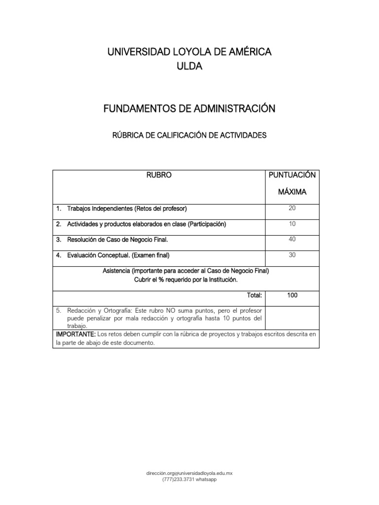 R-Brica Entrega Trabajos Proyectos Escritos | PDF