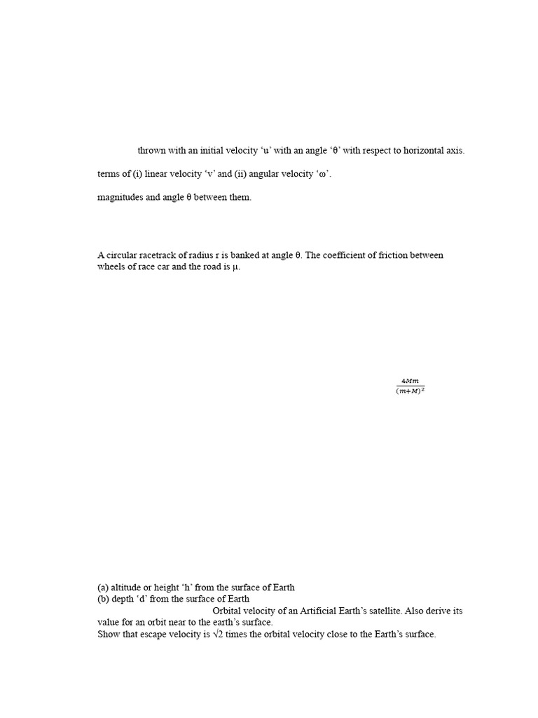 Class XI Physics | PDF