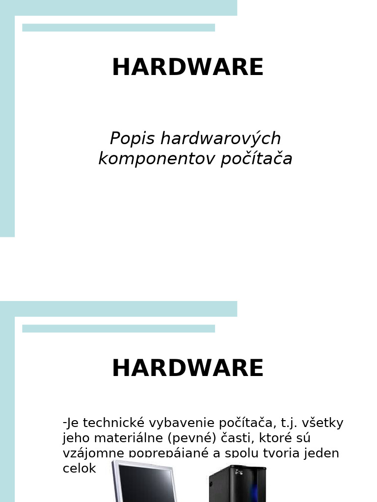 Hardvér | PDF