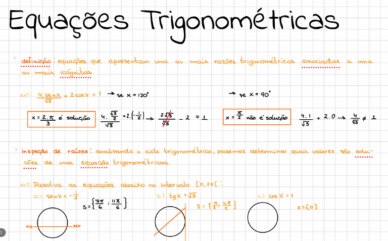 Equações Trigonométricas | PDF