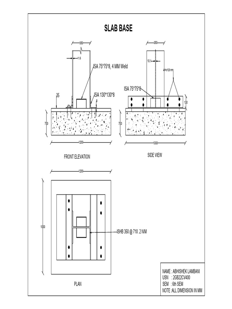 Abhi Slab Base | PDF