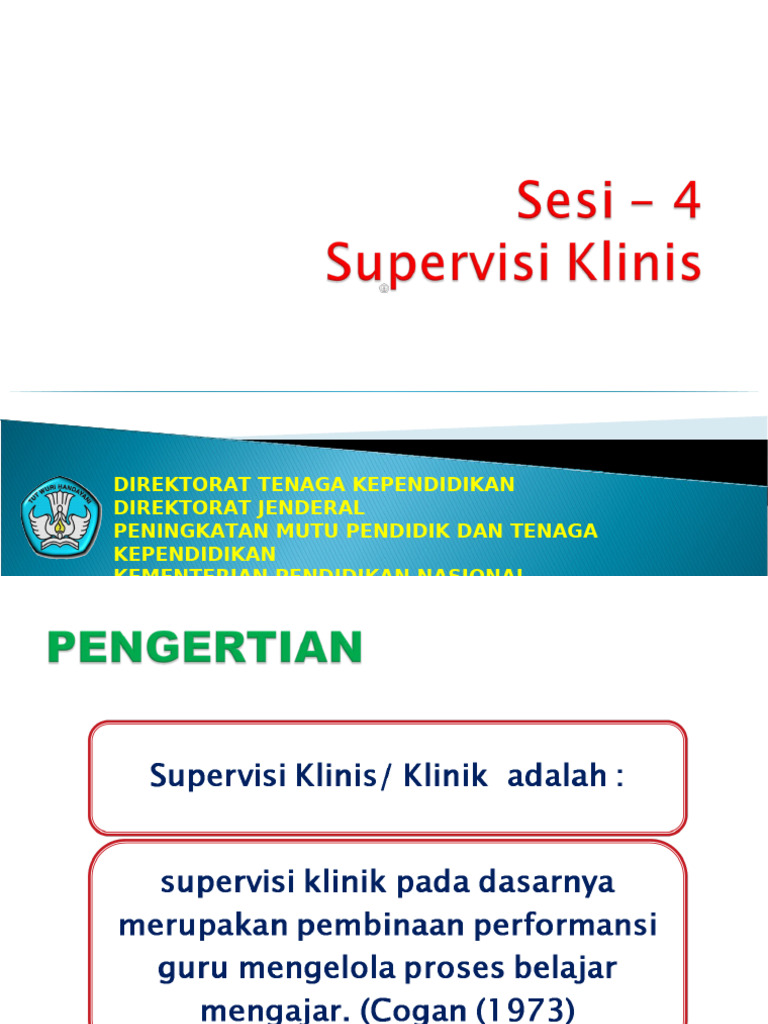 05 - Supervisi Klinis | PDF