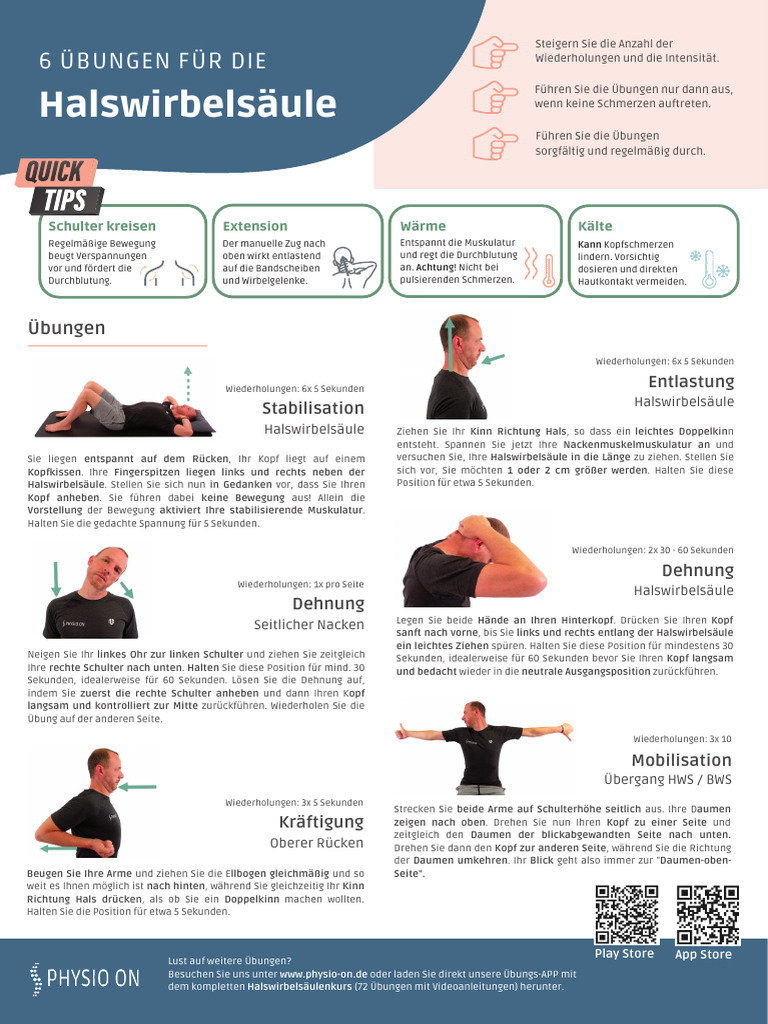 Physio On - Uebungspdf Hws | PDF