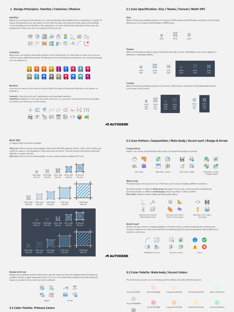 Autodesk Icon Design Guidelines | PDF