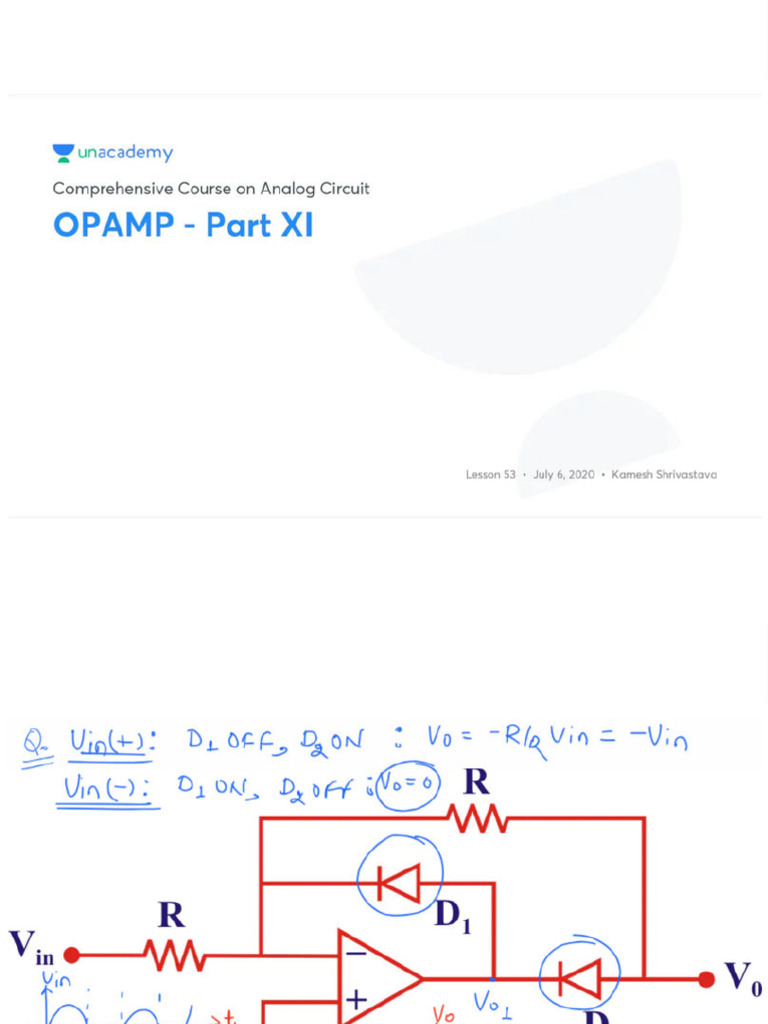 50) OPAMP Part XI With Anno | PDF
