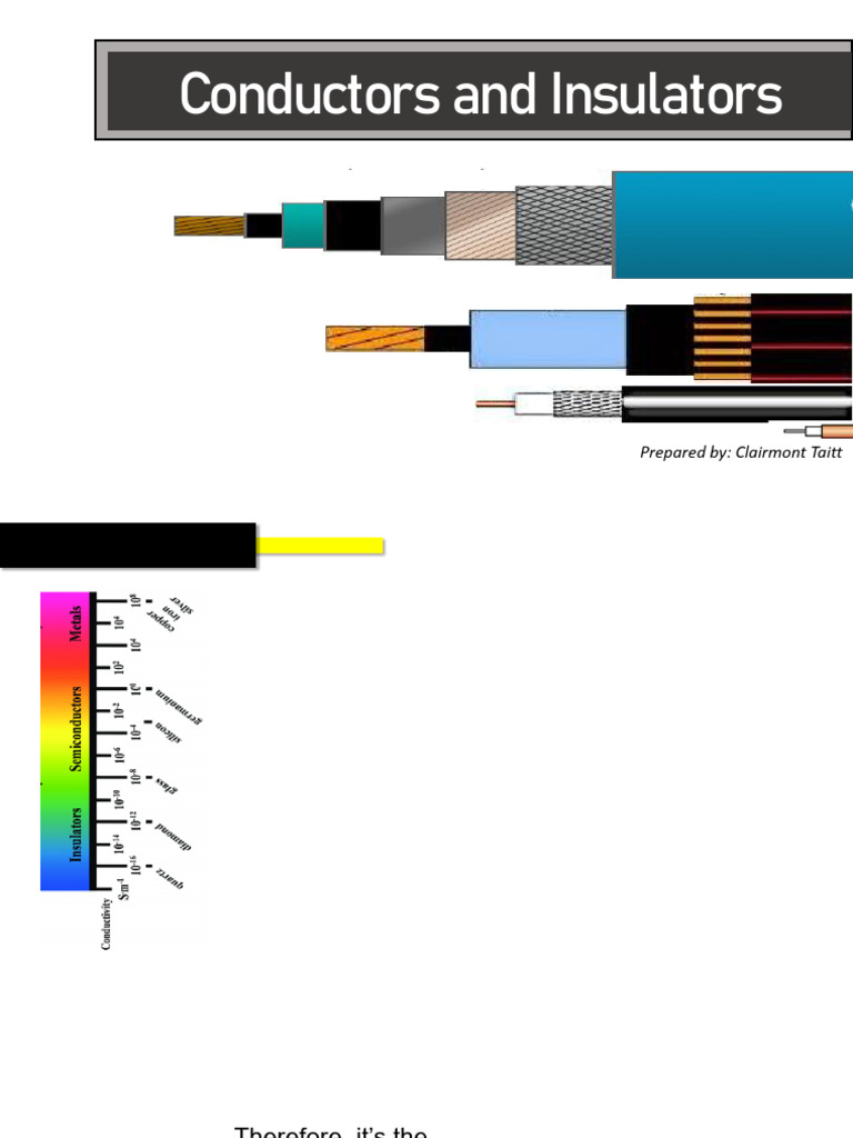Conductors and Insulators | PDF | Electrical Resistivity And Conductivity | Electrical Conductor