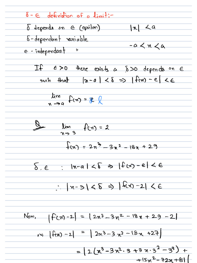 Math Notes | PDF