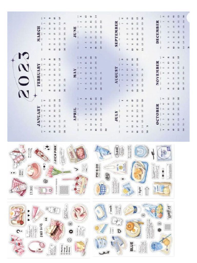 Kalendar+ ALIEXPRESS Stickers | PDF