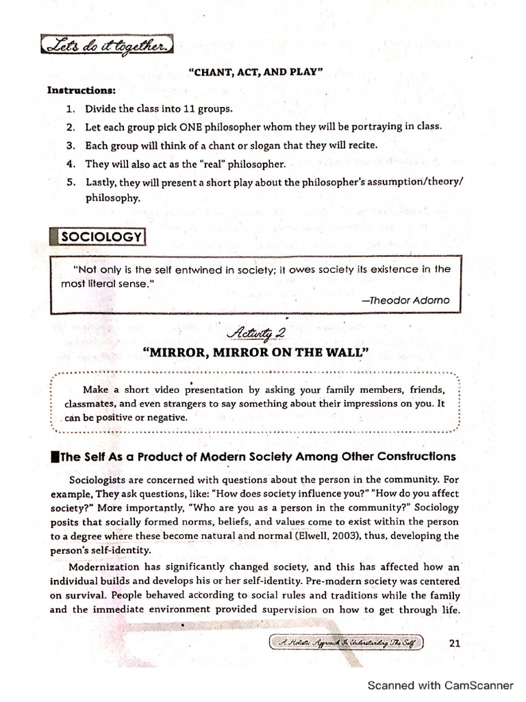 Understanding the Self Chapter1 Continua | PDF Understanding the Self Chapter1 Continua | PDF