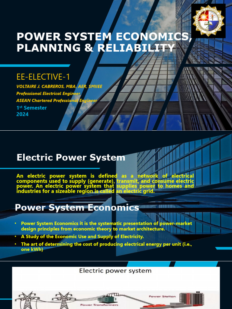 Introduction To Power System Economics Rev.2 | PDF