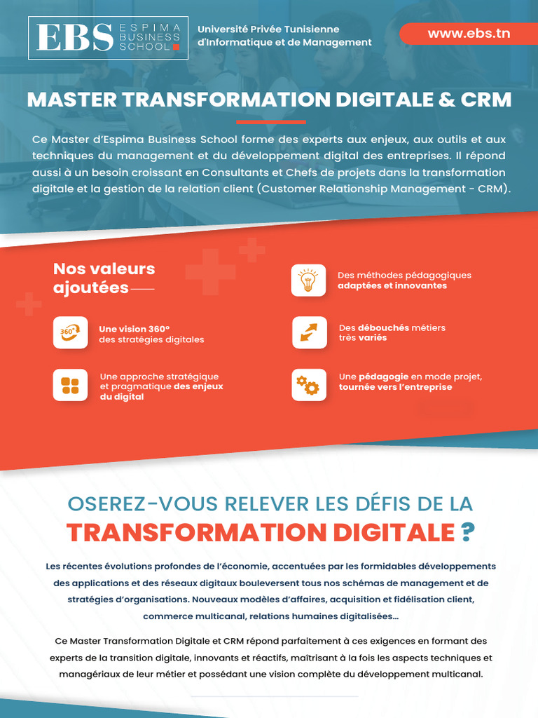 7 Transformation Digitale Et CRM EBS | PDF