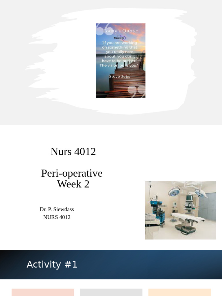 Perioperative | PDF