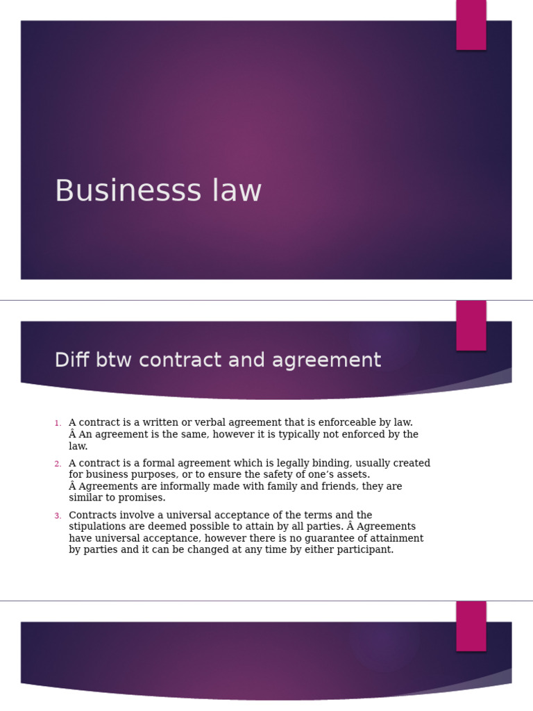 Businesss Law Ppts | PDF