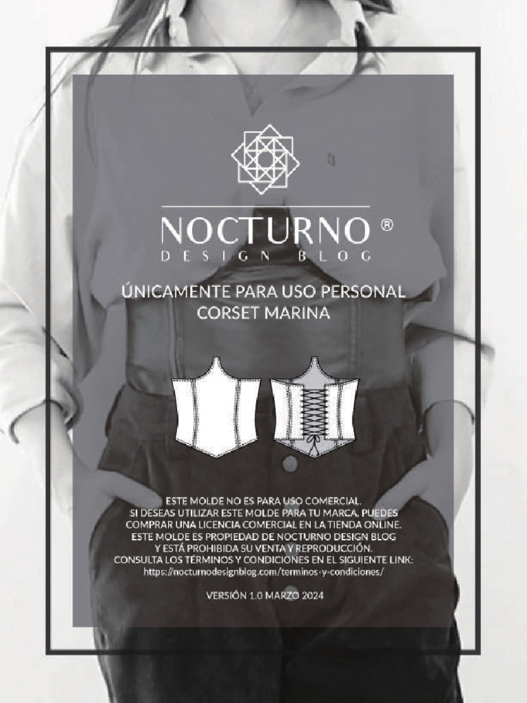 Corset Marina Molde Personal Nocturno Design Blog | PDF