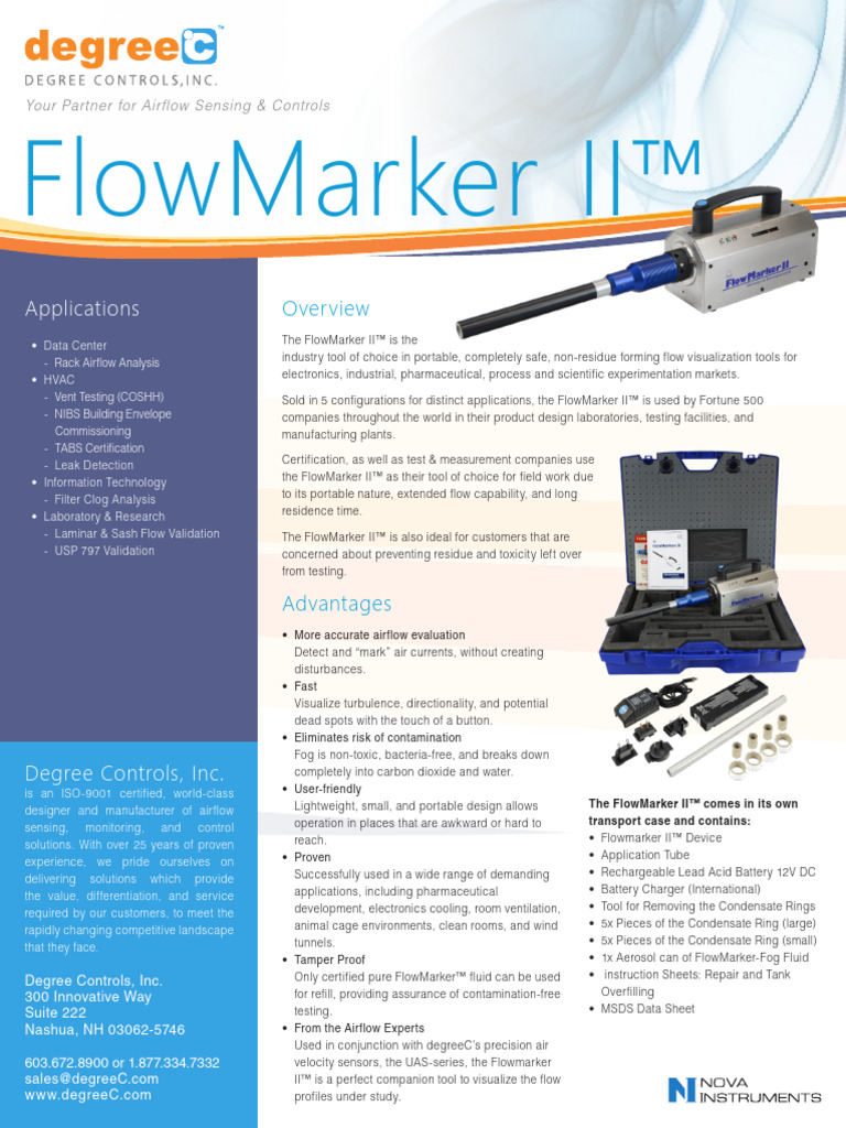 FlowMarker II Datasheet | PDF