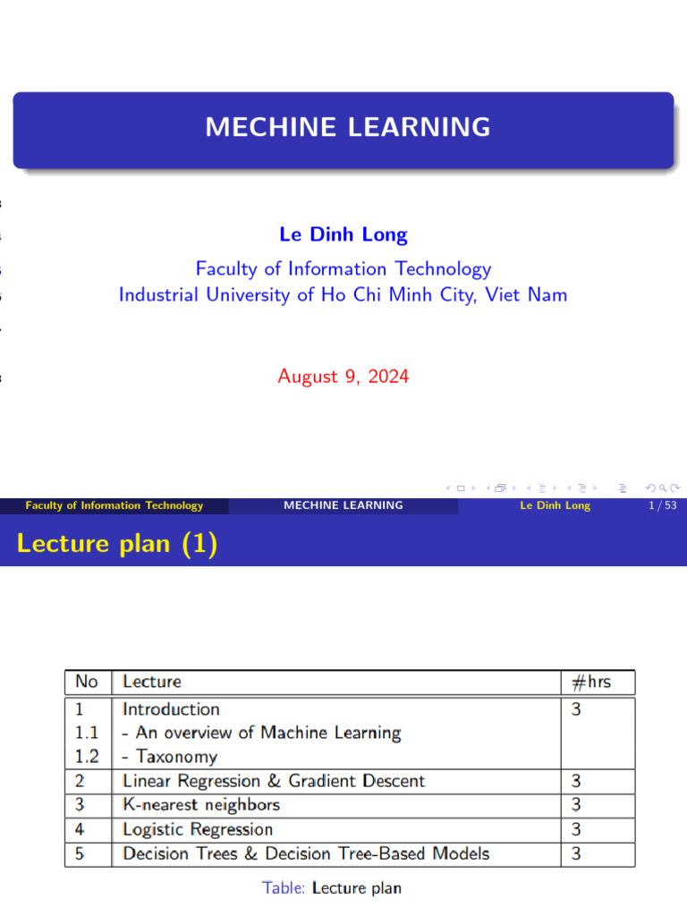 Meachine Learning Long | PDF