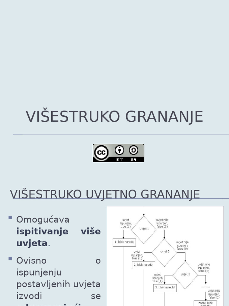 9 CPP Struktura Grananja Visestruka Grananja | PDF