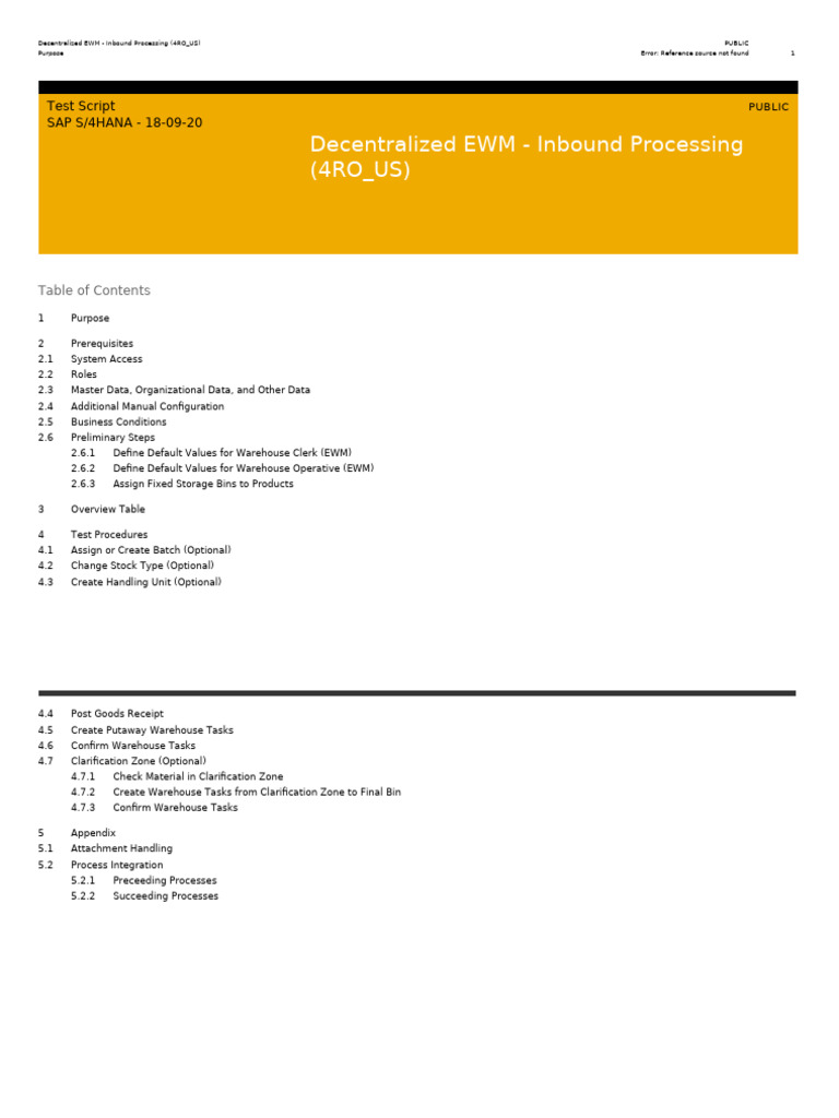 4ro S4hana2020 BPD en Us | PDF