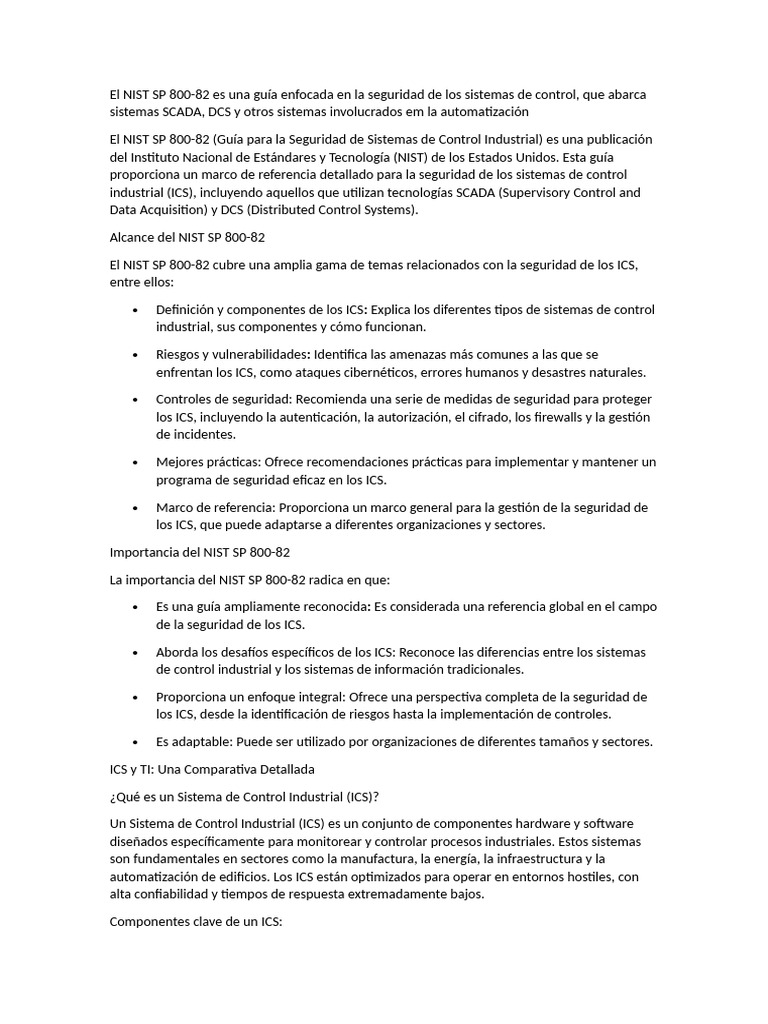 El NIST SP 800 PT 1 | PDF