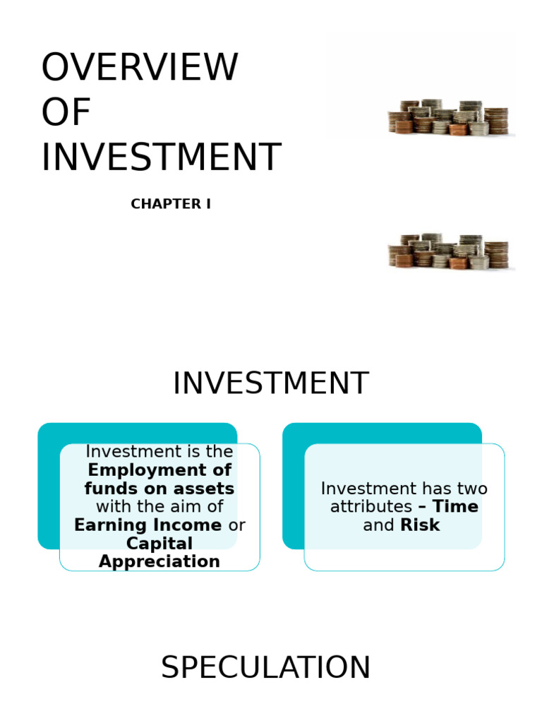 Overview of Investment | PDF