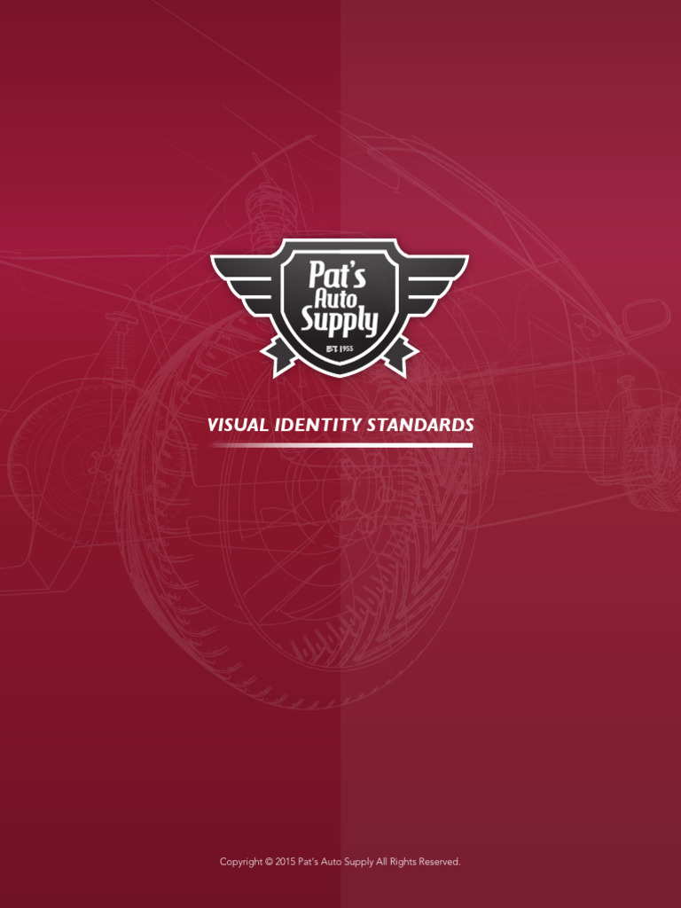 Pat's Auto Supply - Brand Guide - FINAL | PDF | Arial | Logos