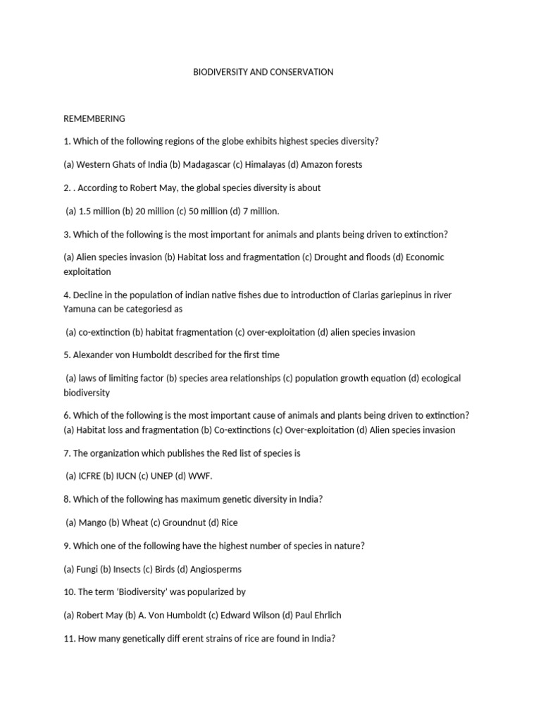 Ex-Situ Conservation Examples Explained | PDF | Biodiversity | Science ...