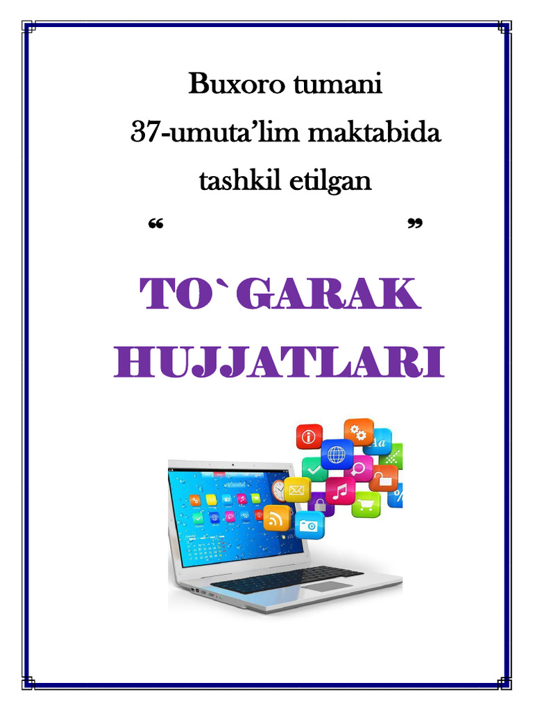 To'garak Kompyuter | PDF