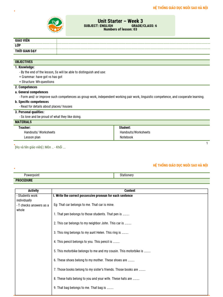 Week 3. Unit Starter. LP | PDF