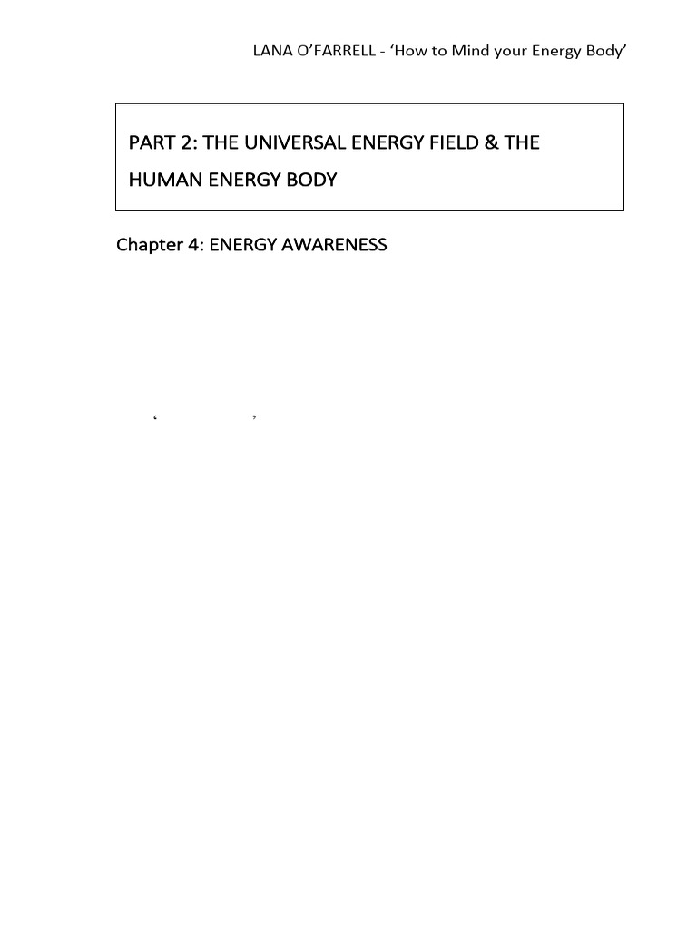 2015 07 HowtoMindyourEnergyBody | PDF