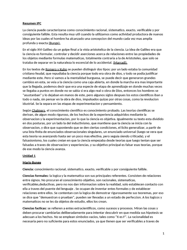 Resumen IPC 1er Parcial | PDF