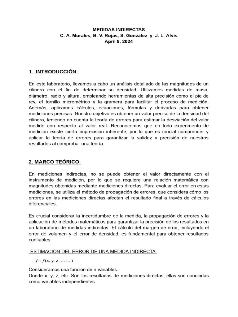 Informe 1 (Fisica 2) | PDF