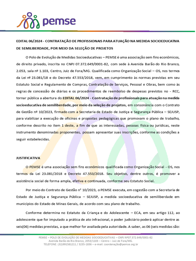 Edital-06 2024 Sele o Projetos Todas Unidades | PDF